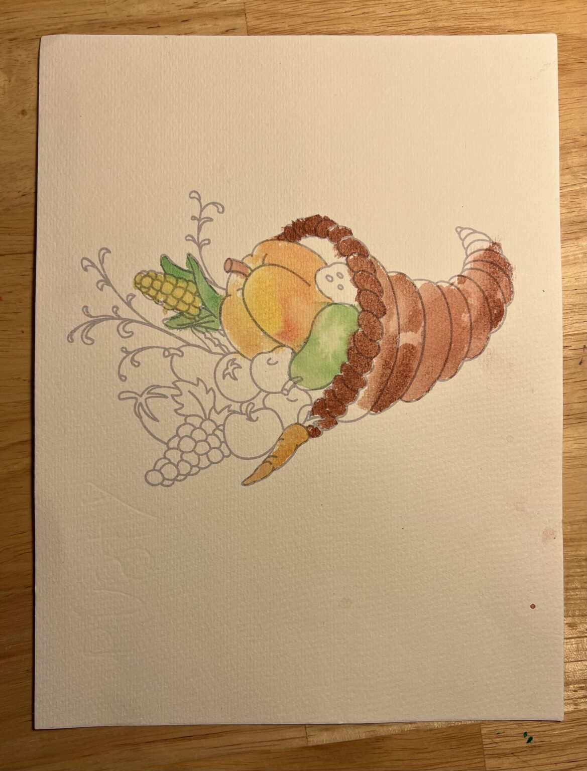 Free Printable Fall & Winter Watercolor Outlines - Weavers Orchard