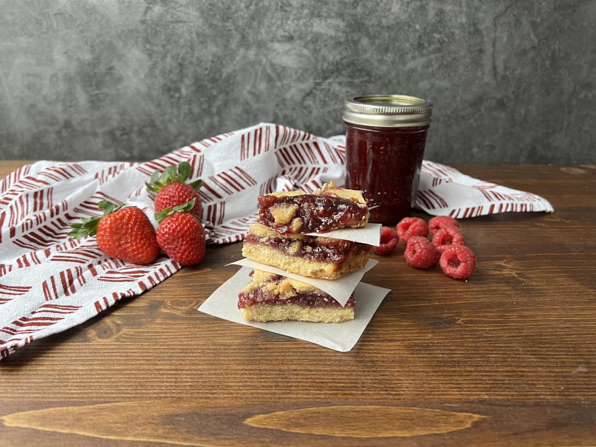 Triple Berry Jam Bars - Weavers Orchard
