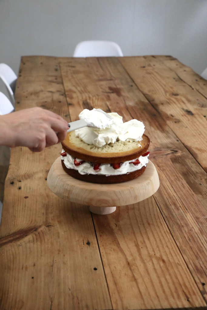 Strawberry and Cream Layer Cake - Weavers Orchard
